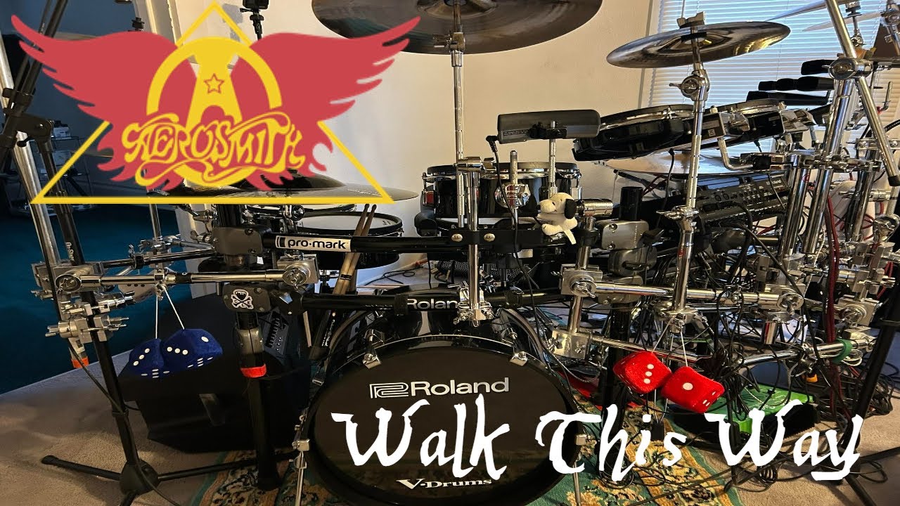 Aerosmith Walk This Way Drum Cover - YouTube