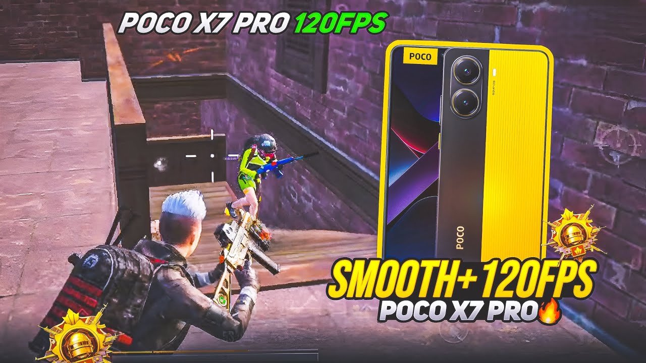 NEXT-LEVEL SMOOTHNESS!🔥 | POCO X7 PRO PUBG | POCO X7 PRO PUBG 120FPS ...