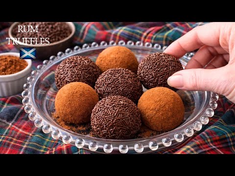 Easy Chocolate Rum Truffles | Festive Rum Balls :)
