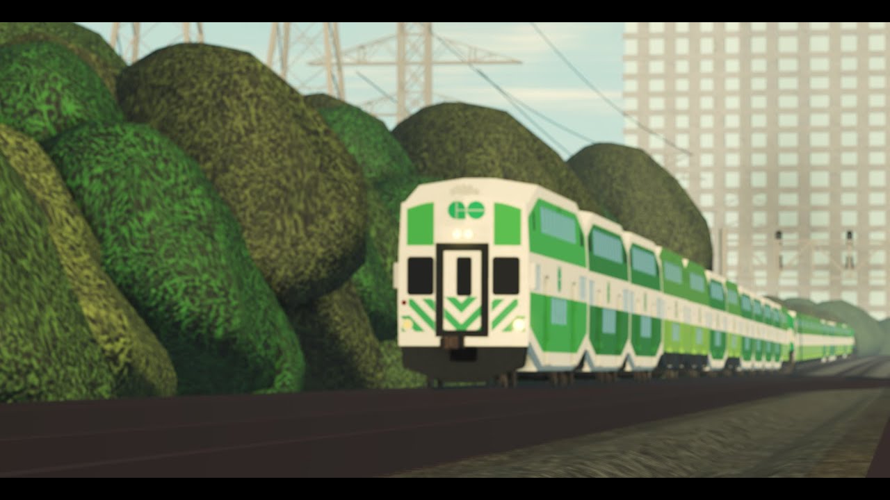 Miniature Roblox Railfanning video on "🍁[SEE GROUP] Lakeshore West ...