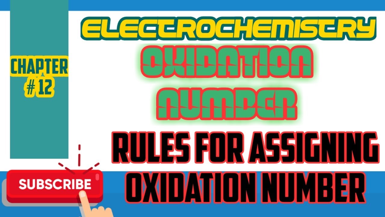 How to calculate the oxidation number of elements - YouTube