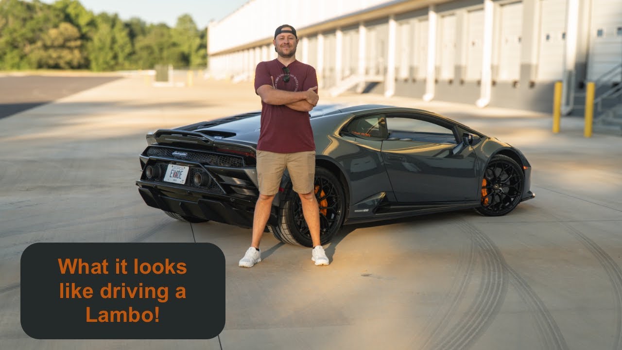 POV driving a Lamborghini! - YouTube