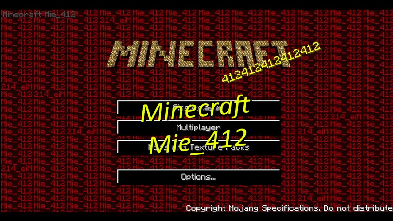 Minecraft Mie_412 - YouTube