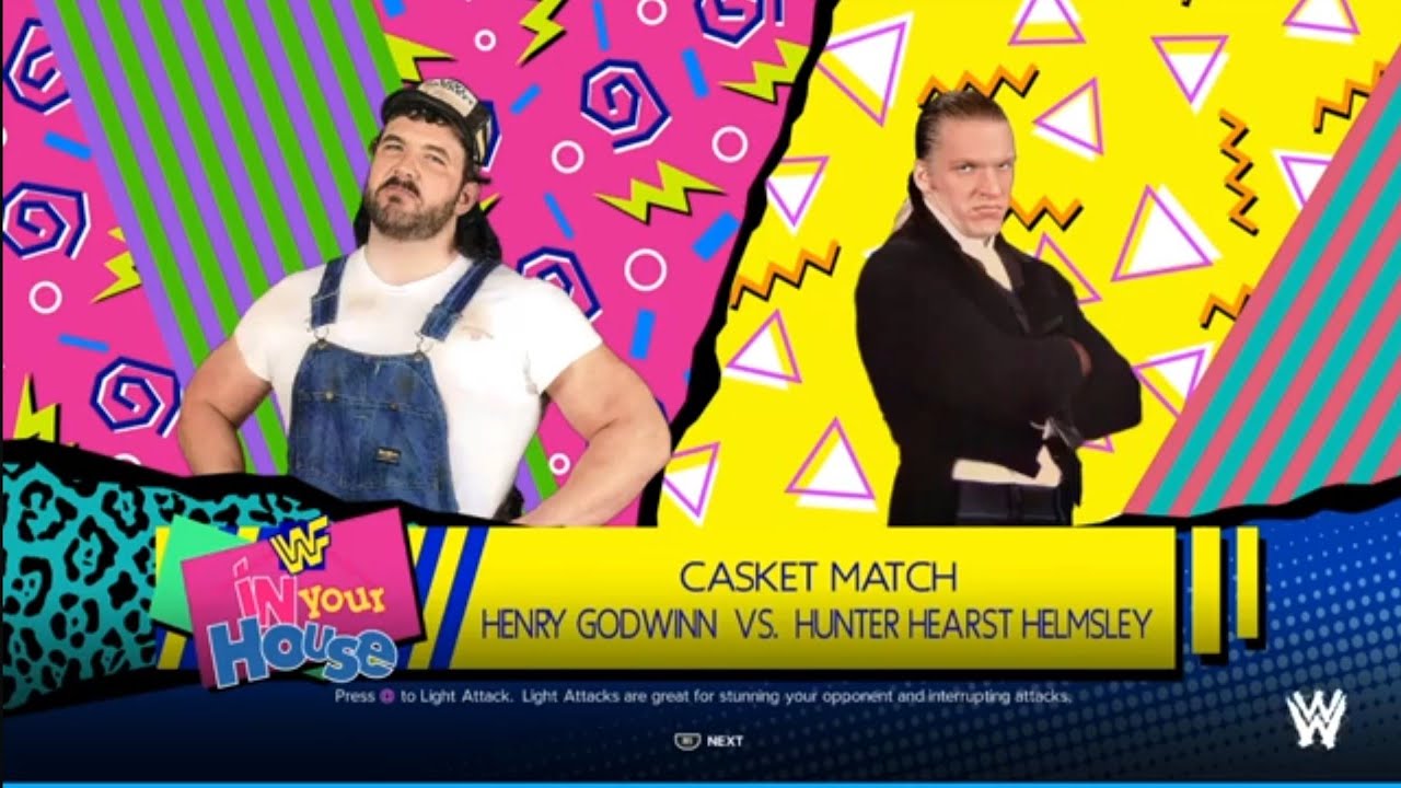 Henry Godwinn vs Hunter Hurst Helmsley. Hogpen Match. WWE2K24 - YouTube