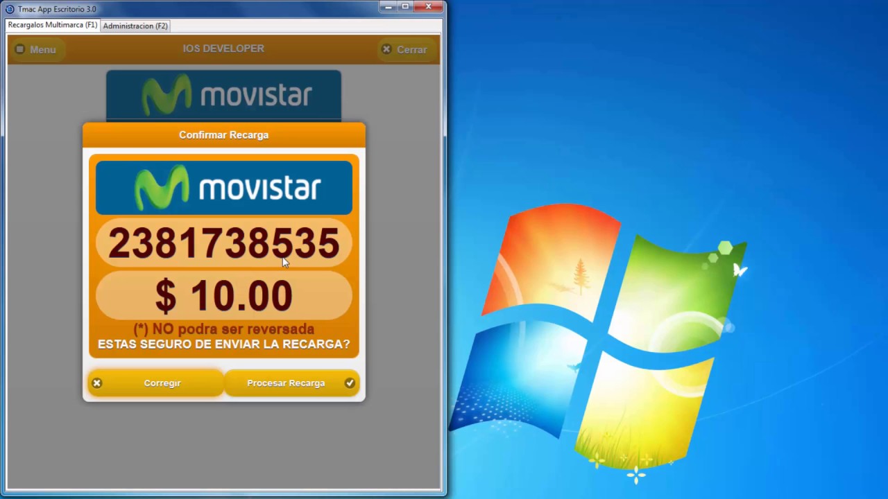Como hacer un recarga - YouTube