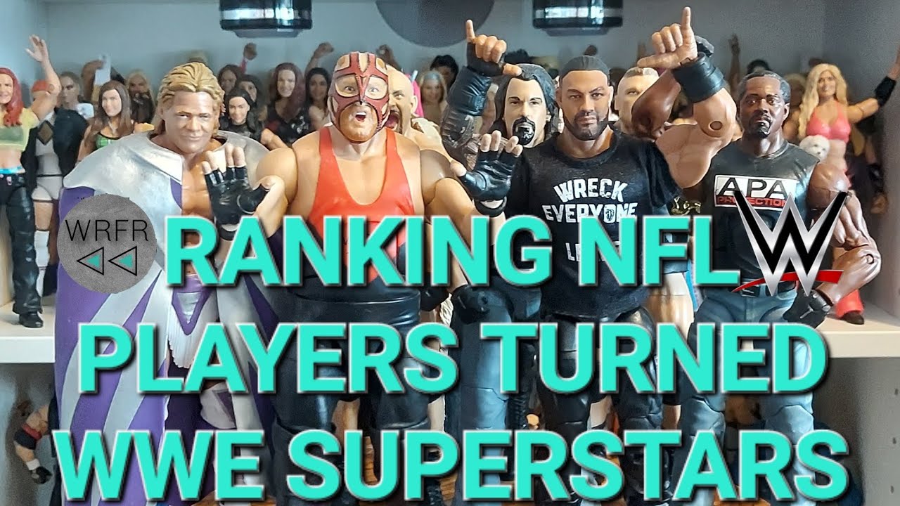 Ranking the top ten NFL players turned WWE Superstars in my collection ...
