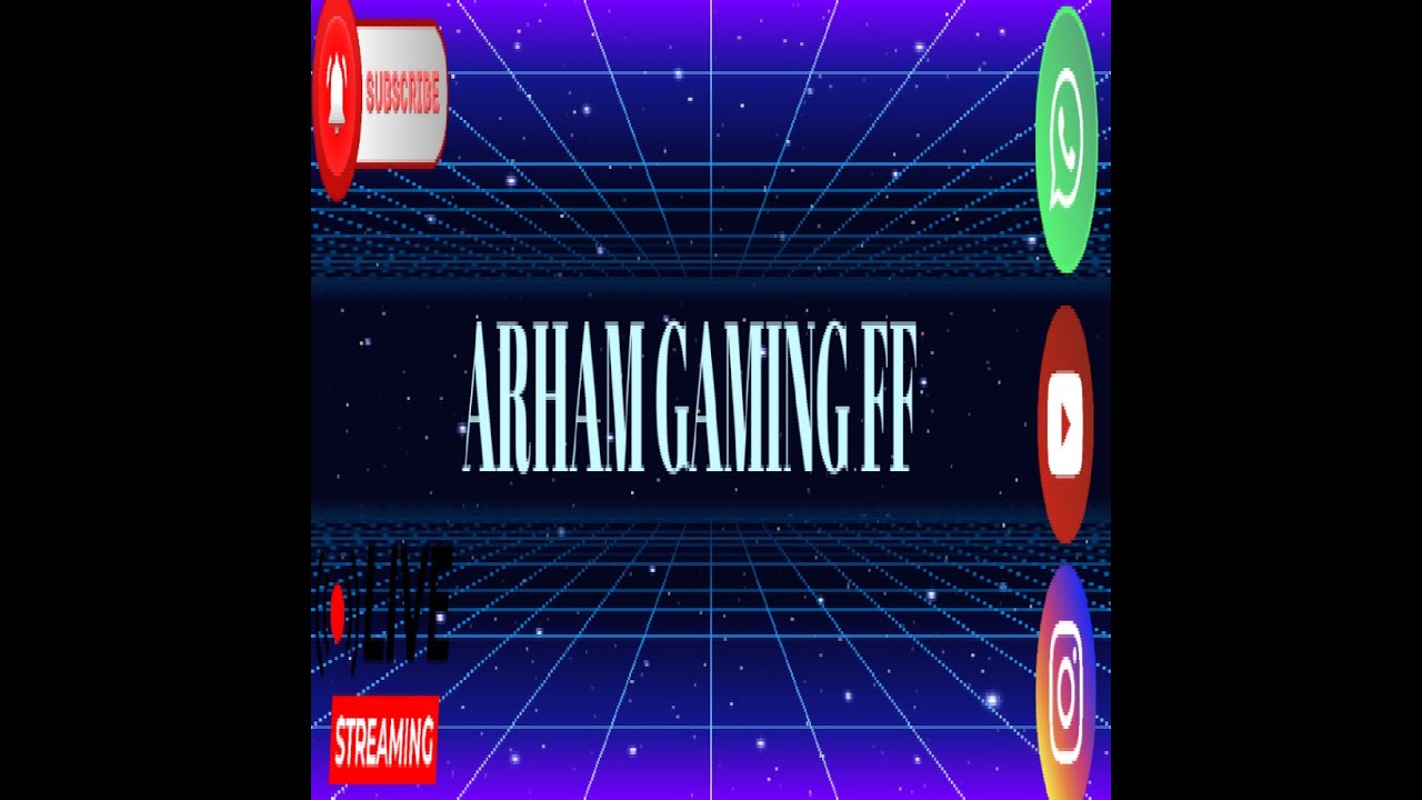ARHAM GAMING FF LIVE NOW | LIVE STREAMING FREE FIRE| - YouTube