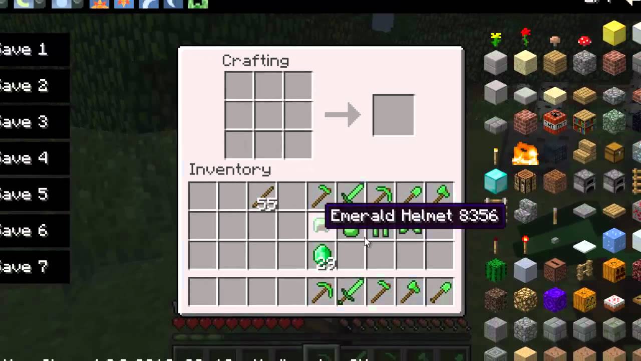 Olly Gamer Minecraft Mod Spotlight: Emerald Armour + Tools Mod [1.3.2 ...