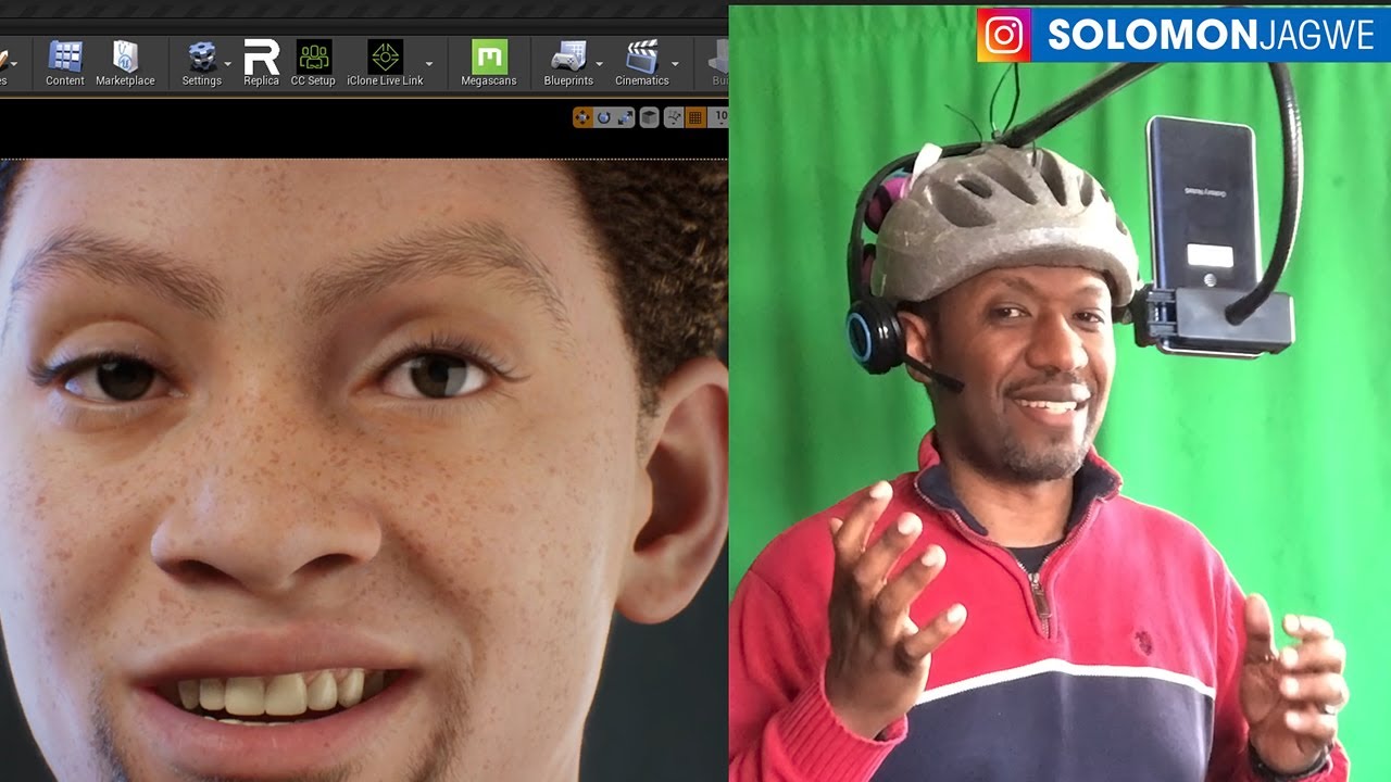 Unreal Engine MetaHuman Creator ~ Facial Animation using Wireless ...