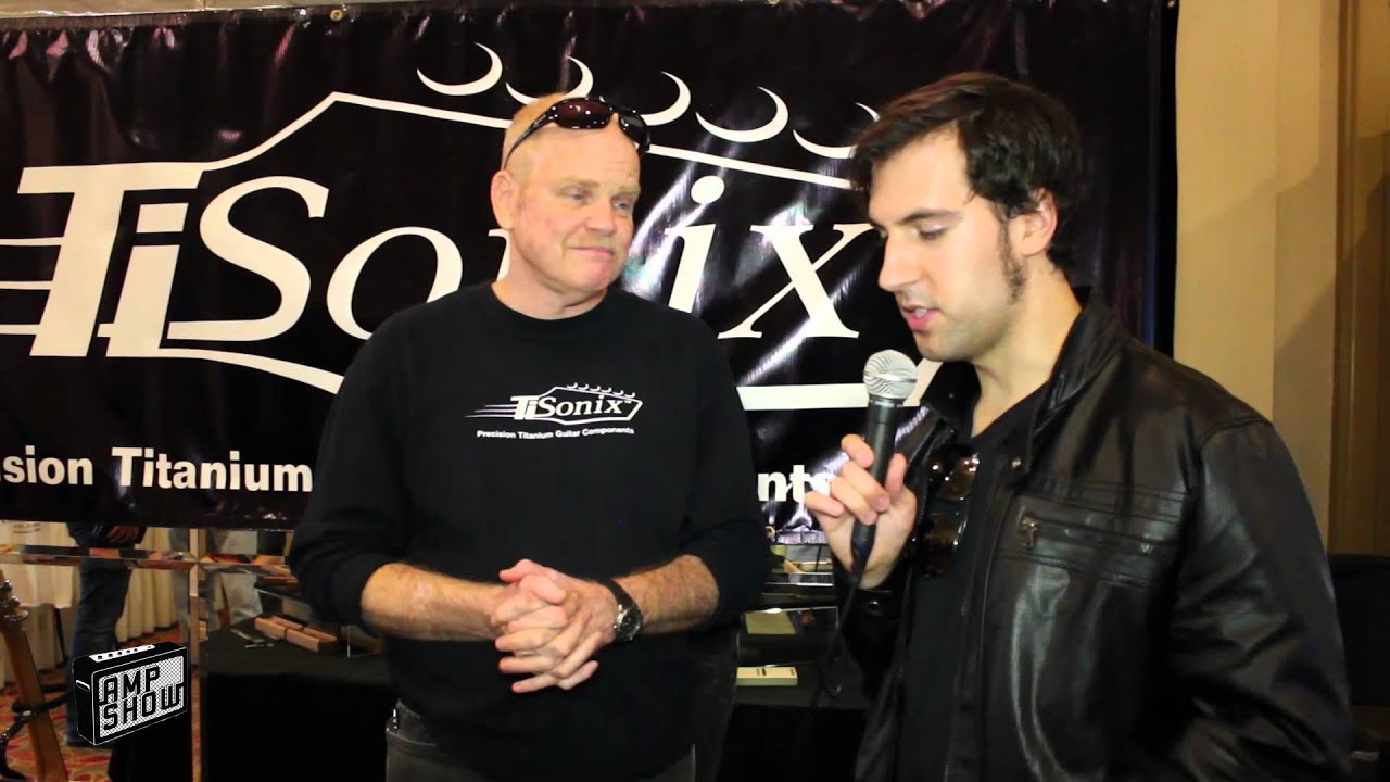 L.A. AMP SHOW 2014: TiSonix Titanium Guitar Hardware - YouTube