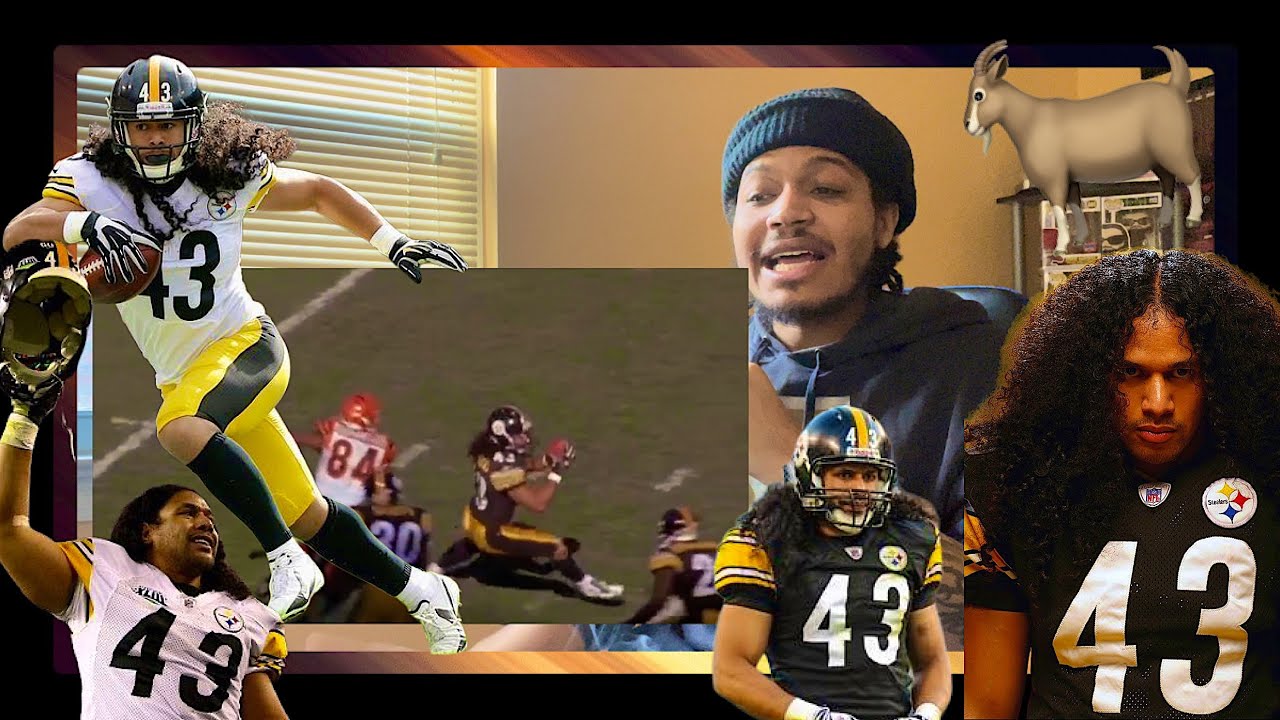 6 BURGH'S GOAT! REACTION To Troy Polamalu Highlights - YouTube