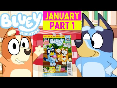 🏝 BLUEY Magazine - January 2022 Issue Part 1 ☀️ | Bluey Books & Crafts ...