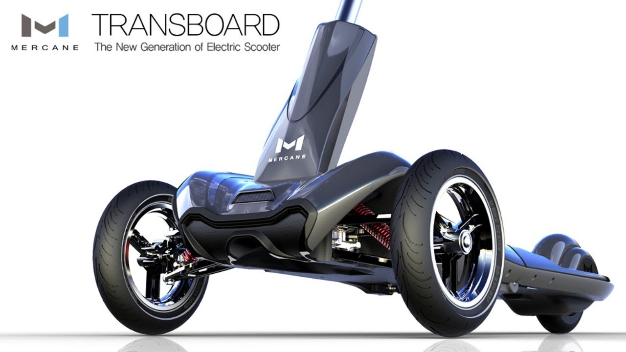 TRANSBOARD | Foldable Electric Scooter | Mercanewheels - YouTube
