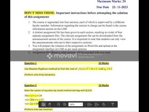Mth603 Assignment 1 solution fall 2023 Incharge Zulfiqar|Mth 603 assignment no 1 zulfiqar ahmed ...