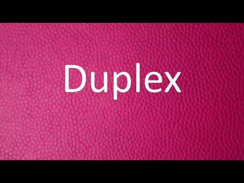 Pronunciation, meaning and usage of the word "Duplex". (in Hindi and ...
