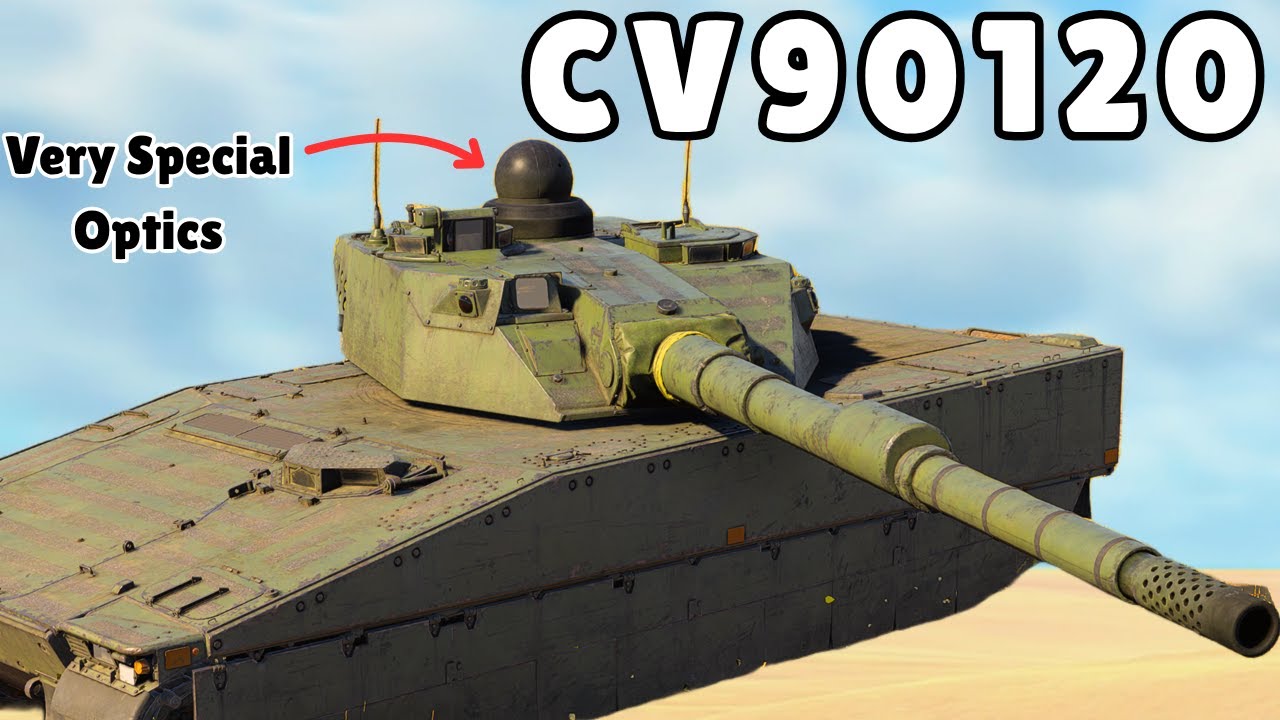 CV90120 - Exceptional light tank with very special optics - YouTube
