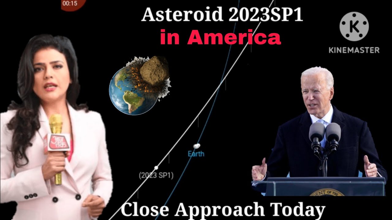 NEO Earth Close Approaches Near America Asteroid 2023SP1 Live Orbiting ...