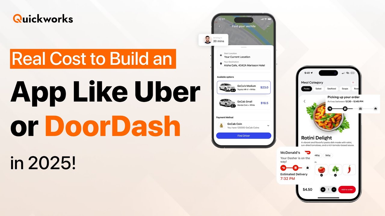 How Much Does It REALLY Cost to Build an App Like Uber or DoorDash ...