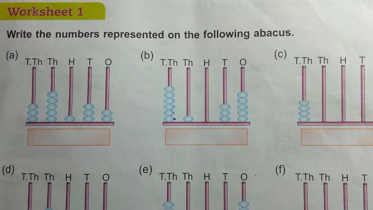 DAV Class 4 unit 1 worksheet 1 ।। Math class 4 chapter 1 worksheet 1 ...