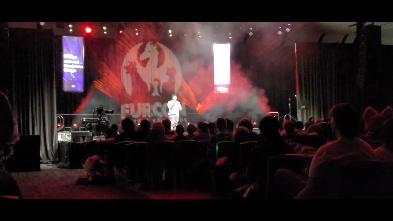 Singing at Further Confusion 2025 furry con in San Jose - YouTube