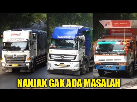 Truk Tronton Hino, Mercy Axor, Nissan Diesel, Fuso 220ps Nanjak di Batununggul