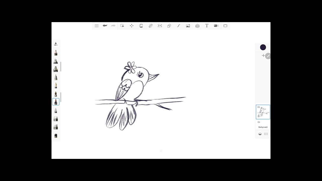 how to draw a bird from the number 2 - YouTube