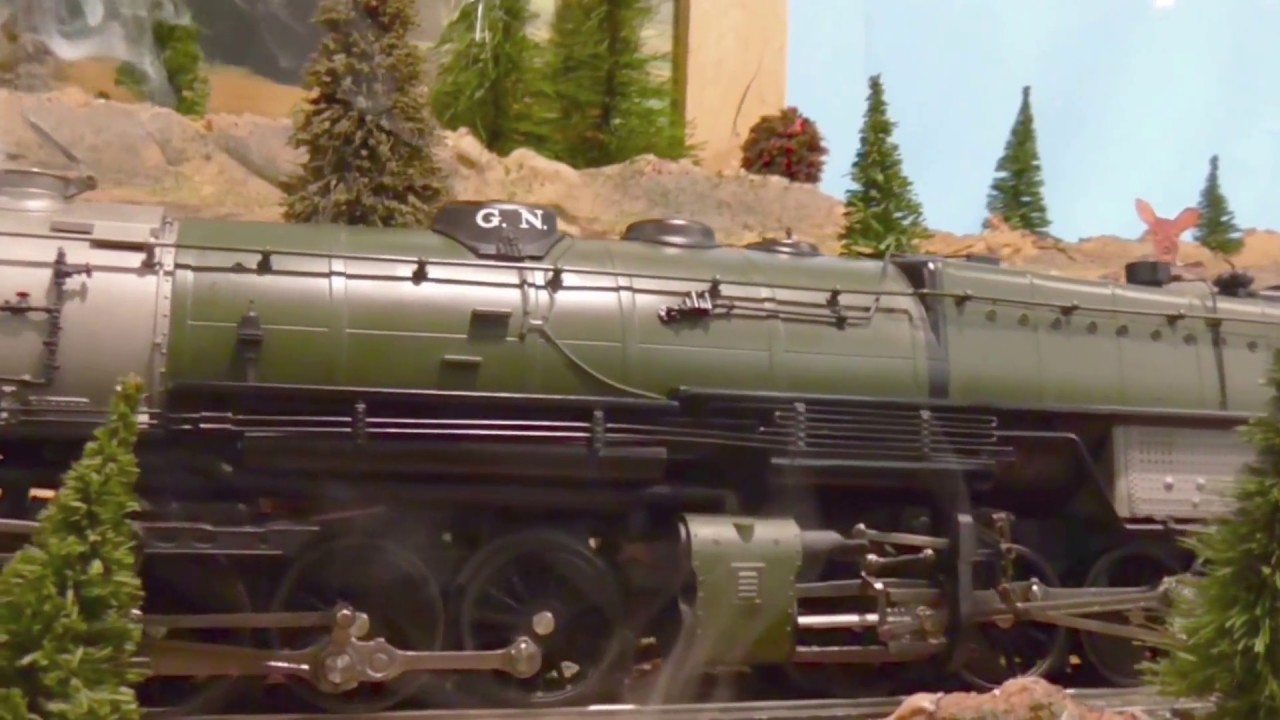 MTH TRAINS: THE GREAT NORTHERN "R-2" UPGRADED P-3 - YouTube