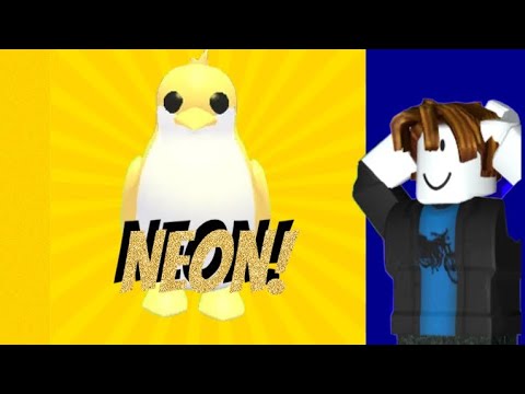 Adopt me| Making a neon king penguin | Insanely cool! | Enjoy! - YouTube