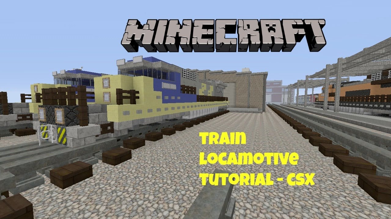 minecraft csx locamotive tutorial - YouTube