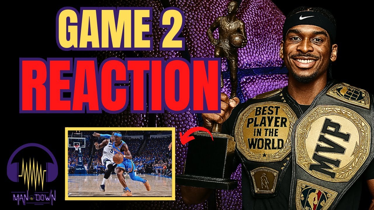 THE REAL MVP move the Thunder to a 2-0 lead vs the T'wolves! - YouTube