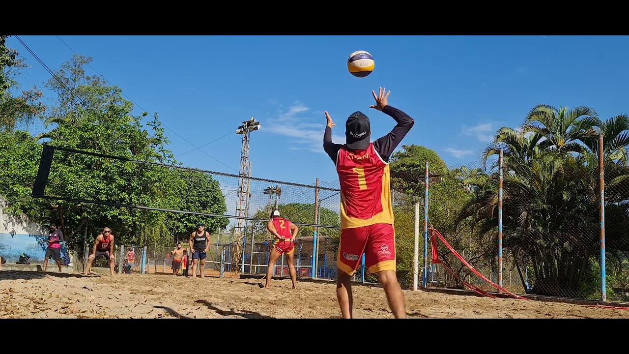 Gean e Pedro x Bruno e Mickael (Torneio Aberto de Vôlei de Areia do ...