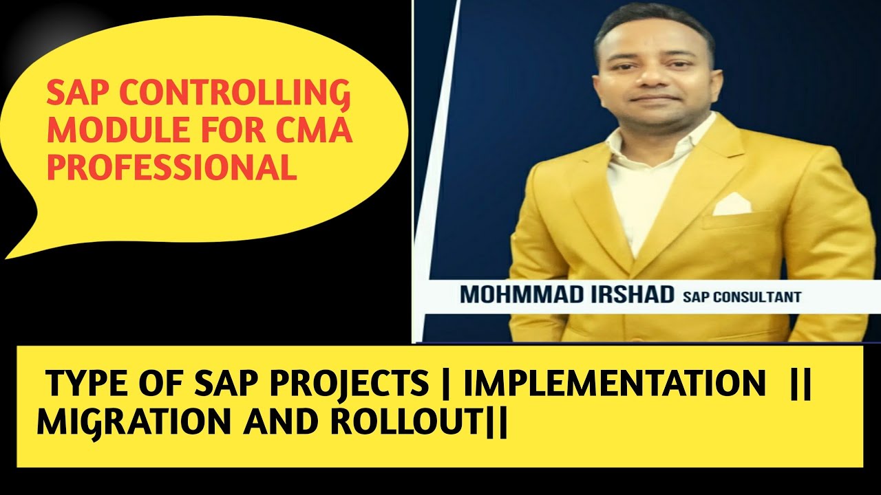 SAP CONTROLLING MODULE TYPE OF SAP PROJECTS | IMPLEMENTATION ...