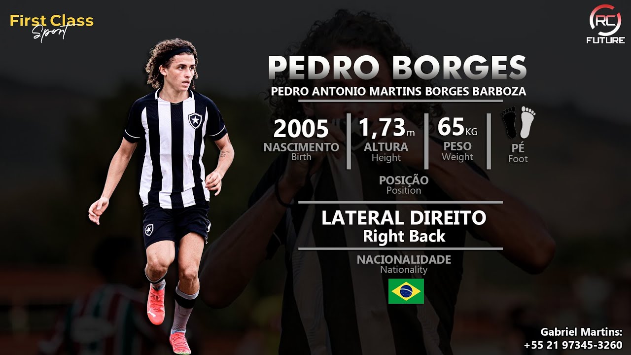 Pedro Borges - Lateral Direito (Right Back) - 2005 (2022) - YouTube