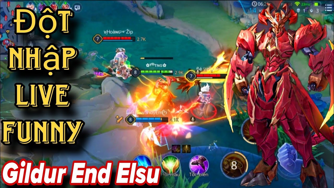 Đột Nhập Live Anh FUNNY Với Con Bài Tủ Gildur Full Phép Kết Hợp Elsu ...
