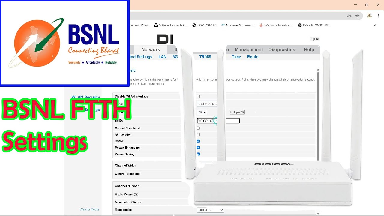 digisol router configuration - YouTube