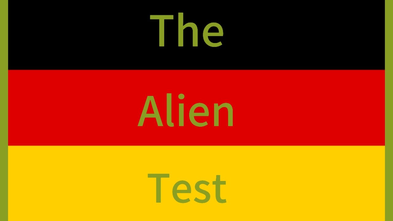 The Alien Test - Are You An Alien? - YouTube