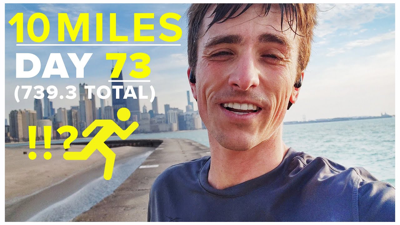 Running 10 Miles a day FOR A YEAR?! DAY 73!! - YouTube