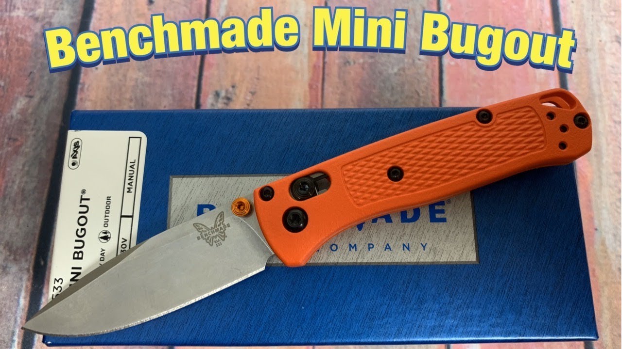Benchmade 533 Mini Bugout Super lightweight discreet and user friendly ...
