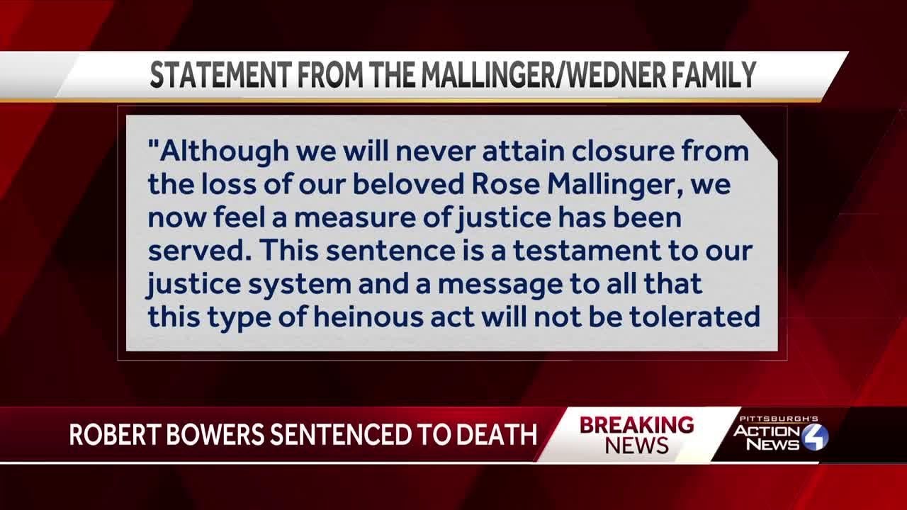 Mallinger/Wedner Reaction to Robert Bowers death sentence - YouTube