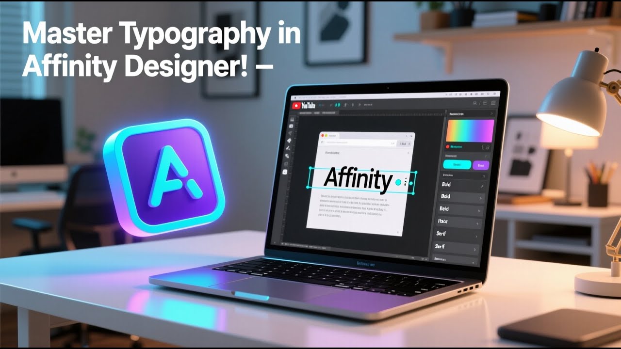 Change Font Size & Style in Affinity: Ultimate Typography Guide - YouTube