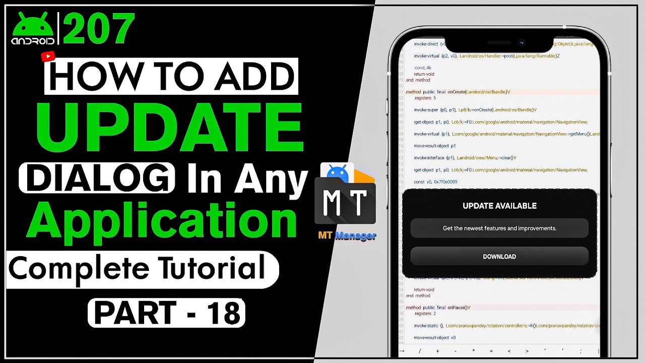 Add Update Dialog in Any App Using MT Manager! 😱 Super Easy Trick ...