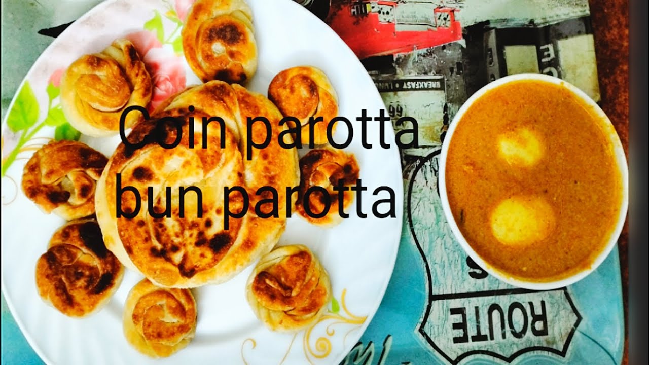 |Coin parotta|Bun parotta| - YouTube