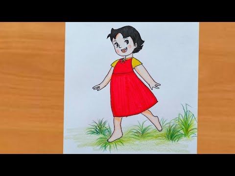 How to draw Heidi girl/ Heidi, girl of the Alps drawing | cartoon ...