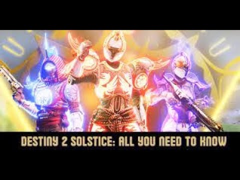 Destiny 2 the solstice event with the hunter - YouTube