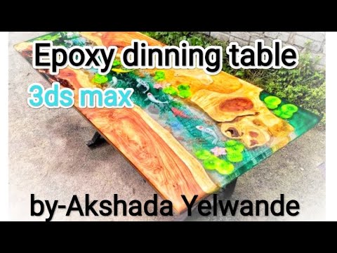 How to create a epoxy dinning table in 3ds max +vray !?!?! - YouTube