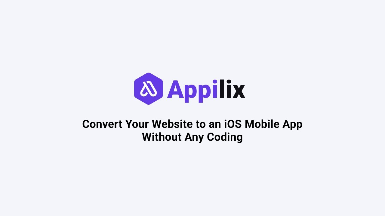 Transform Your Website into a Powerful iOS Mobile App with Appilix ...