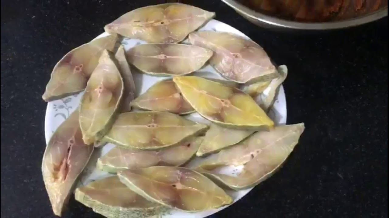 Pomfret fish fry - YouTube