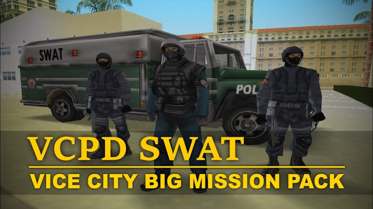How to play as VCPD SWAT in GTA: Vice City (new missions mod) - YouTube
