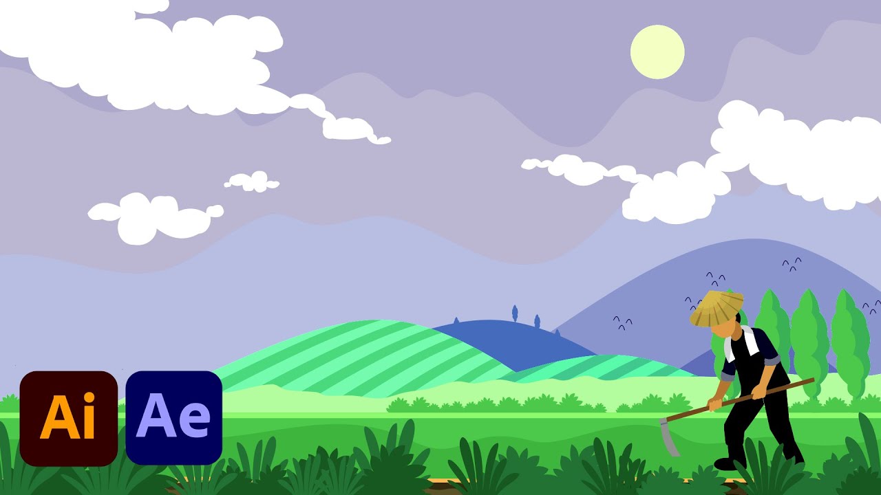 How to create animation ¦ Cartoon ¦ After Effects & Illustrator ...