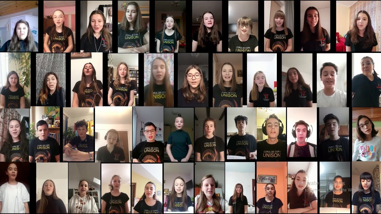CORUL DE COPII UNISON | Tiritomba | Stay at Home Virtual Choir 2020 ...